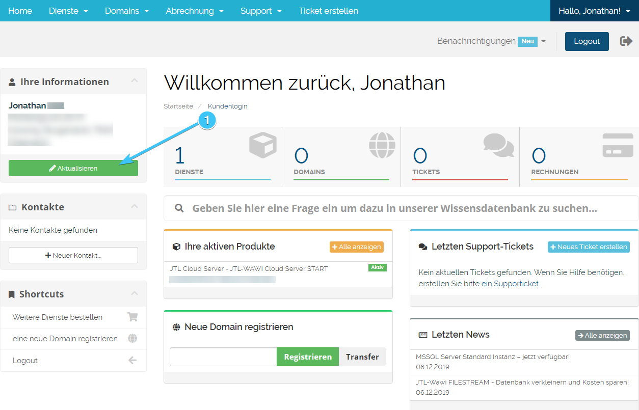 Zusätzliche Kontakte hinterlegen – support.ecomdata.de – die Hilfe Seite von ecomDATA