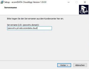 Cloud Server einrichten (Windows) – support.ecomdata.de – die Hilfe Seite von ecomDATA
