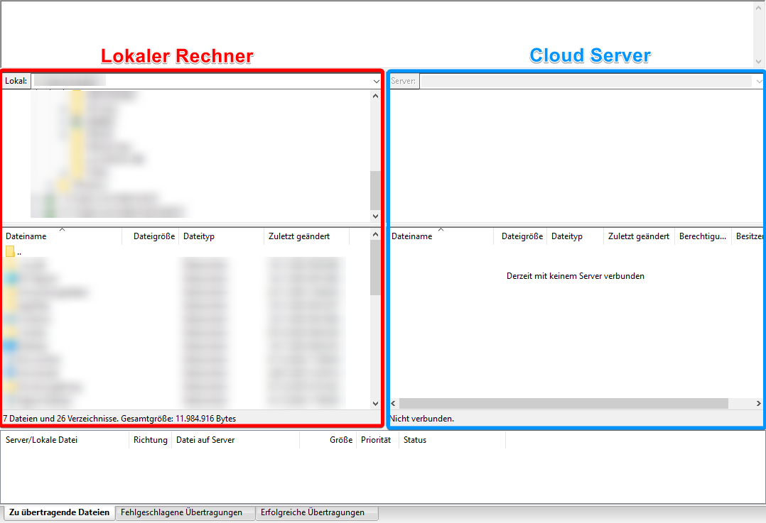 CloudFTP Einrichtung – support.ecomdata.de – die Hilfe Seite von ecomDATA